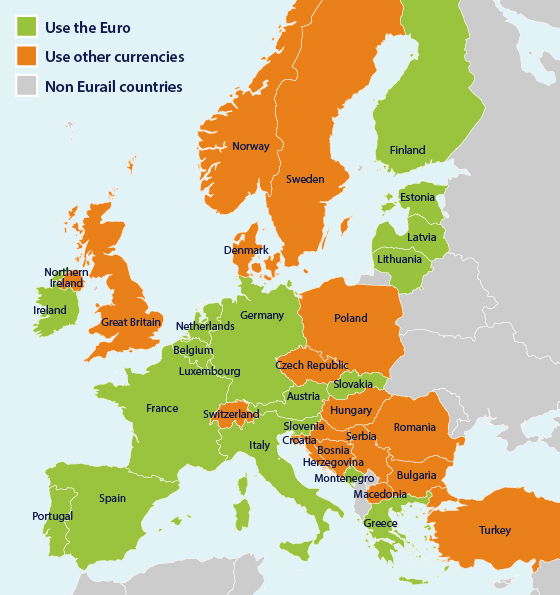 European Currencies Eurail European Currencies Eurail